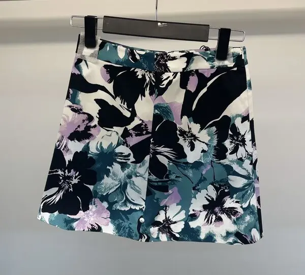 Max Mara Floral Print Skirt