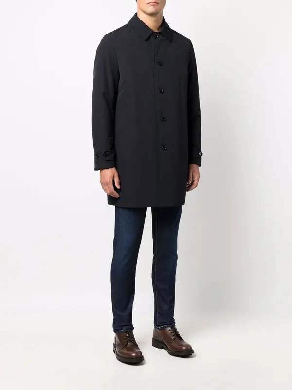 Aspesi Collared Coat - Black