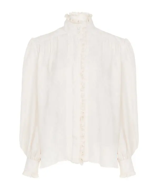 Chloé Oversized Ruffled Blouse