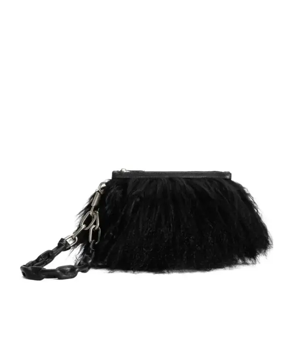 Dolce & Gabbana Zip-up Clutch Bag With Handle