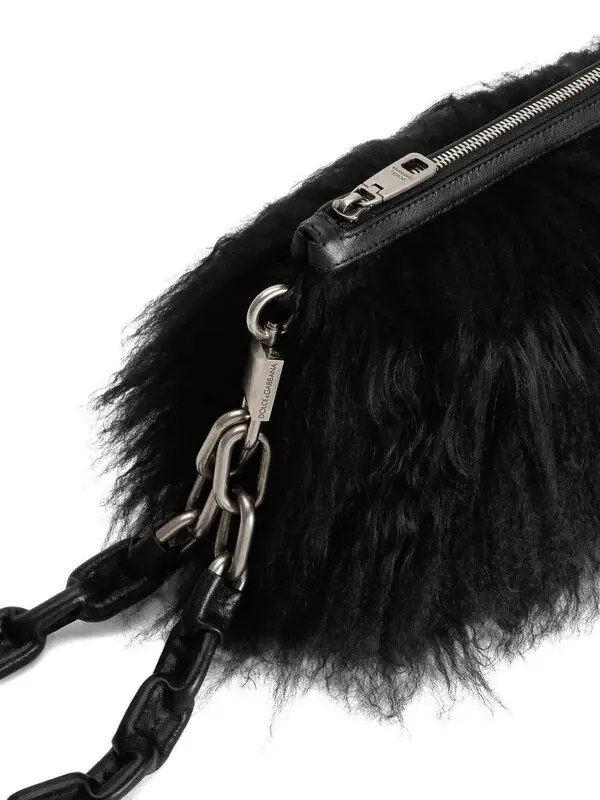 Dolce & Gabbana Zip-up Clutch Bag With Handle