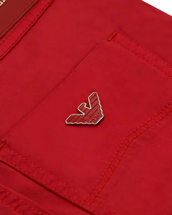 Emporio Armani Logo Denim - Red