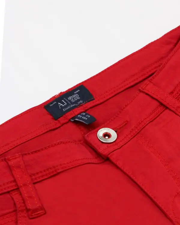 Emporio Armani Logo Denim - Red