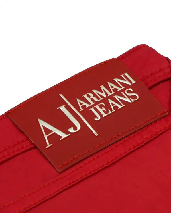 Emporio Armani Logo Denim - Red