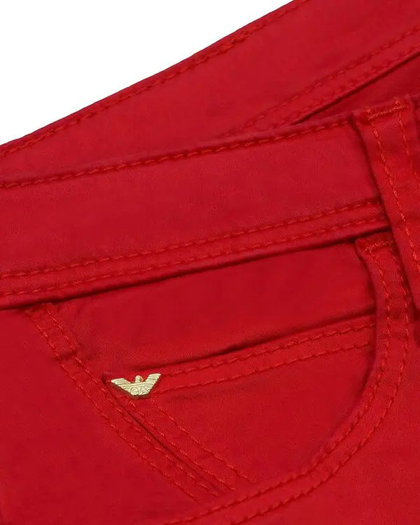 Emporio Armani Logo Denim - Red