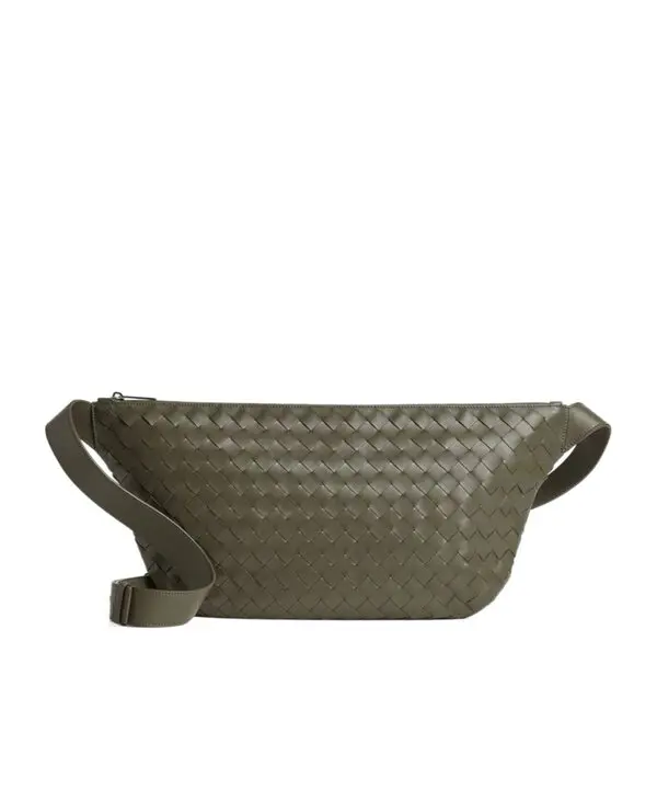 Bottega Veneta Intrecciato Day Sling Bag - Green