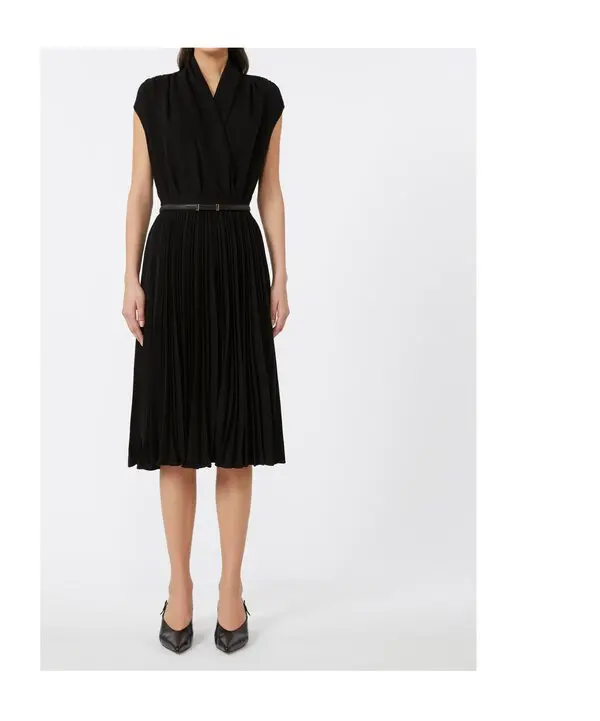 Max Mara Albino Belted Midi Dress