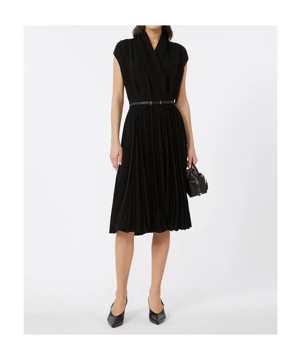 Max Mara Albino Belted Midi Dress