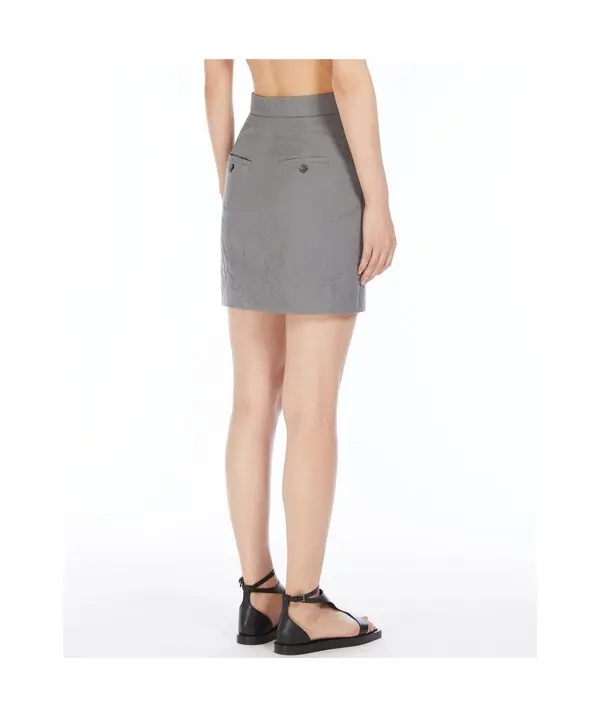Max Mara Short Wool Cloth Skirt