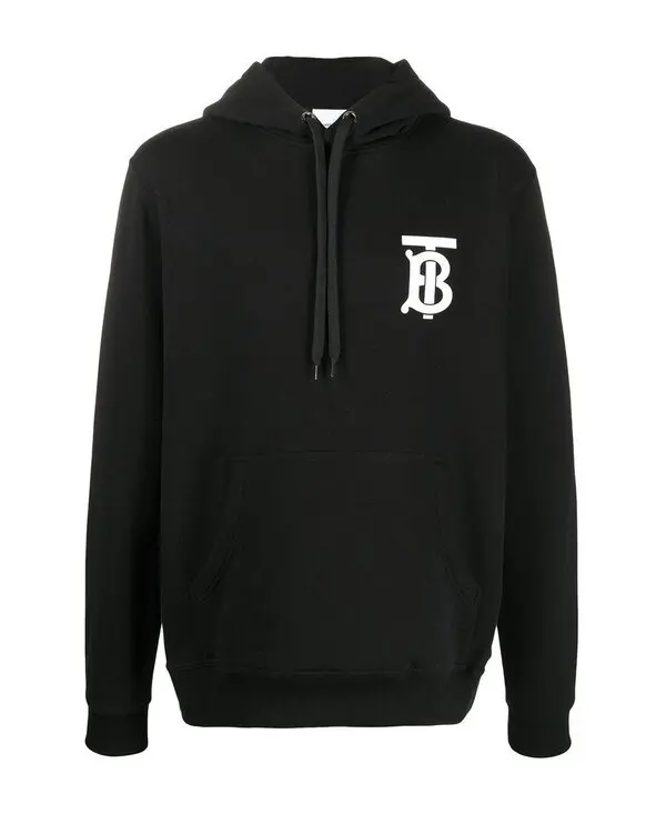 Burberry Monogram-motif Hoodie - Black