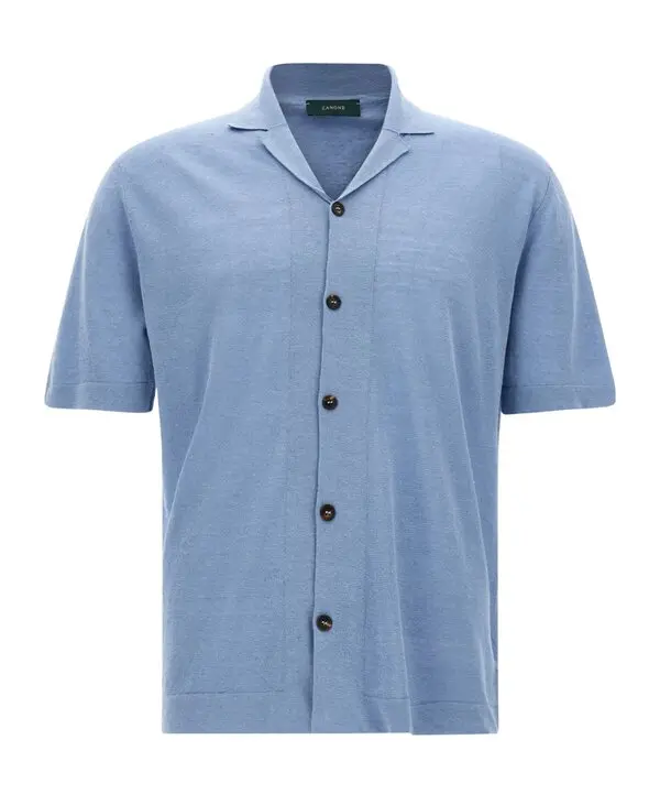 ZANONE Knitted Short Sleeve Shirt