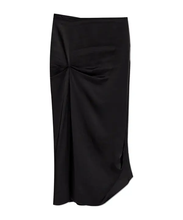 Victoria Beckham Draped Skirt - Black