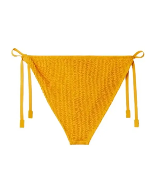 Burberry Crinkled Texture Side-tied Bikini Briefs