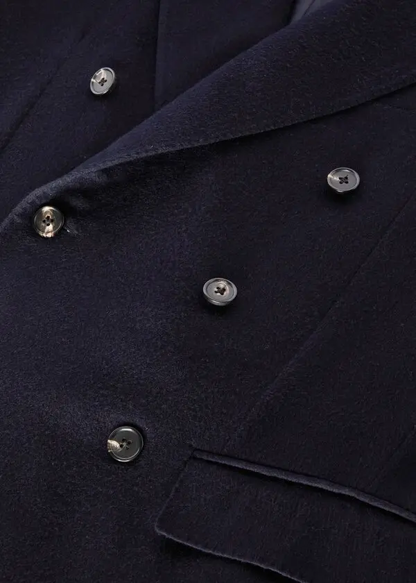 Loro Piana Lapel Long-sleeved Suit Jacket