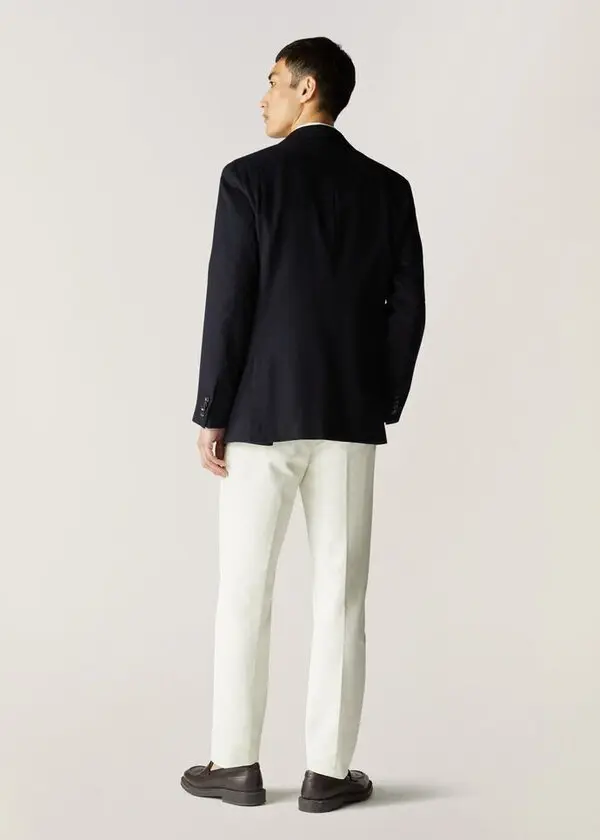 Loro Piana Lapel Long-sleeved Suit Jacket