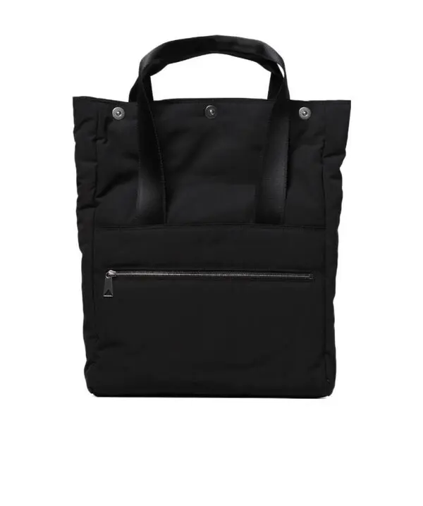 Bottega Veneta Logo Detailed Top Handle Bag - Black