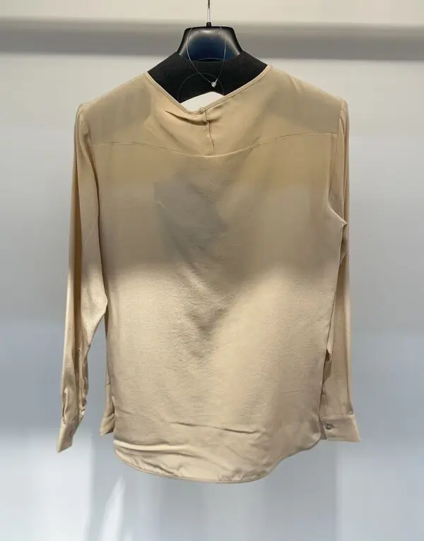 Max Mara Long Sleeve Shirt With Logo Detail