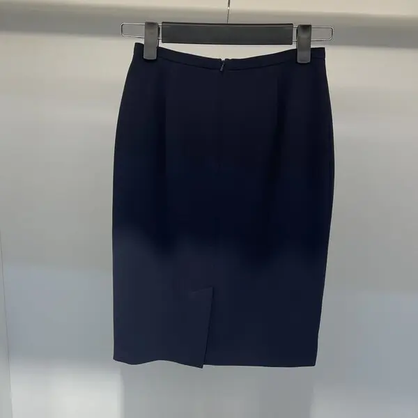 Max Mara Zippered Skirt - Black