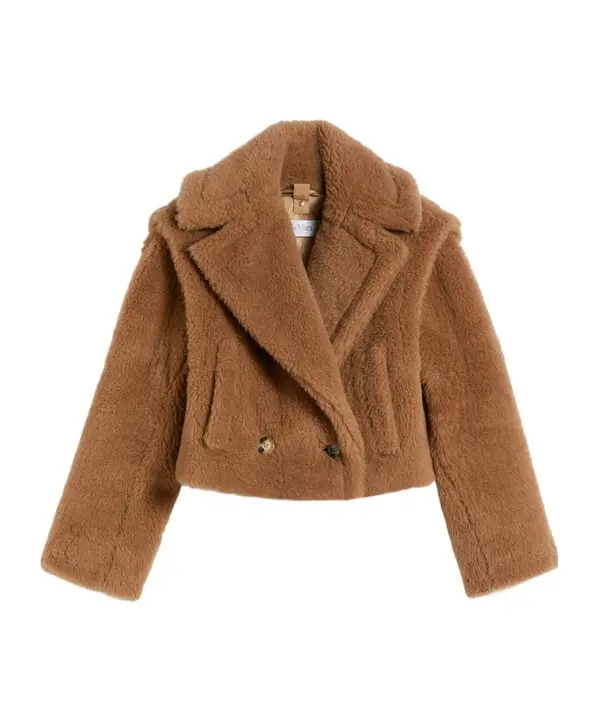 Max Mara Santos Double-breasted Coat - Camel