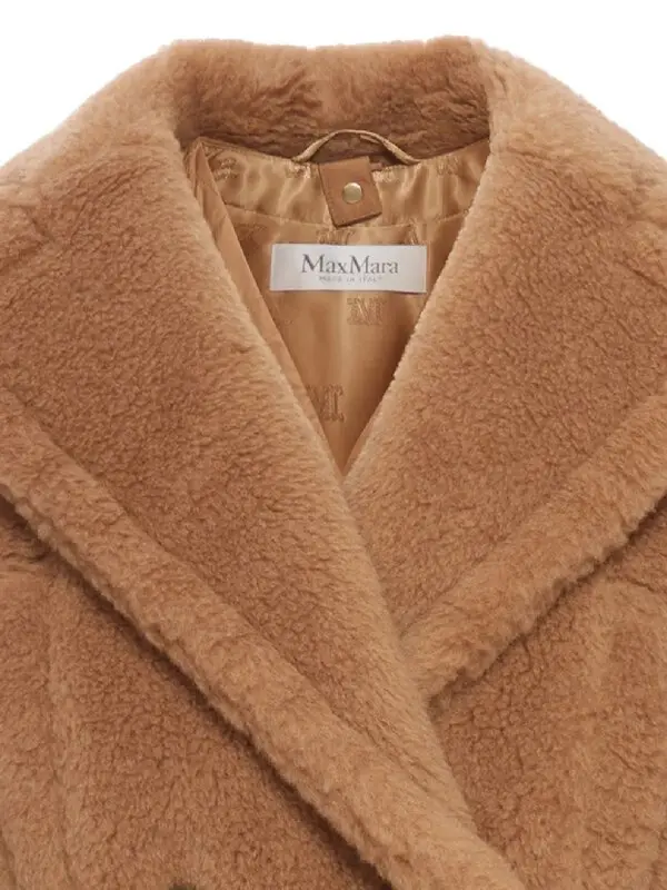 Max Mara Santos Double-breasted Coat - Camel