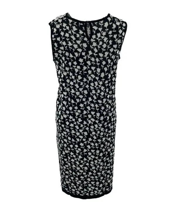 Max Mara Sleeveless Dress With Round Neck And Button Back