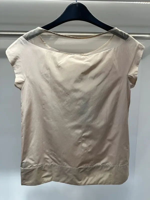Max Mara Short-sleeved Top With Logo