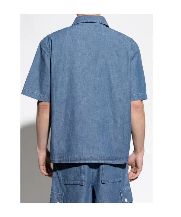Givenchy Logo Embroidered Short-sleeve Shirt