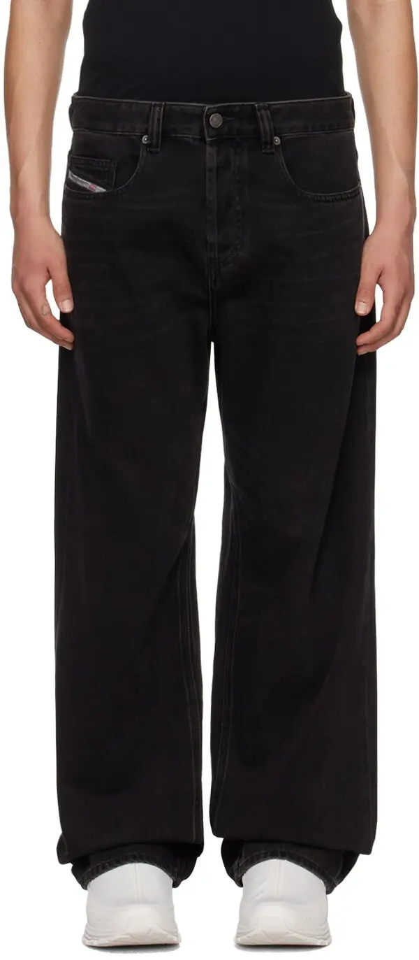 DIESEL® 2001 D-macro Straight Jeans - Black