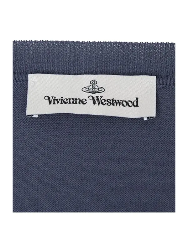 VIVIENNE WESTWOOD Bea Cropped Cardigan - Blue
