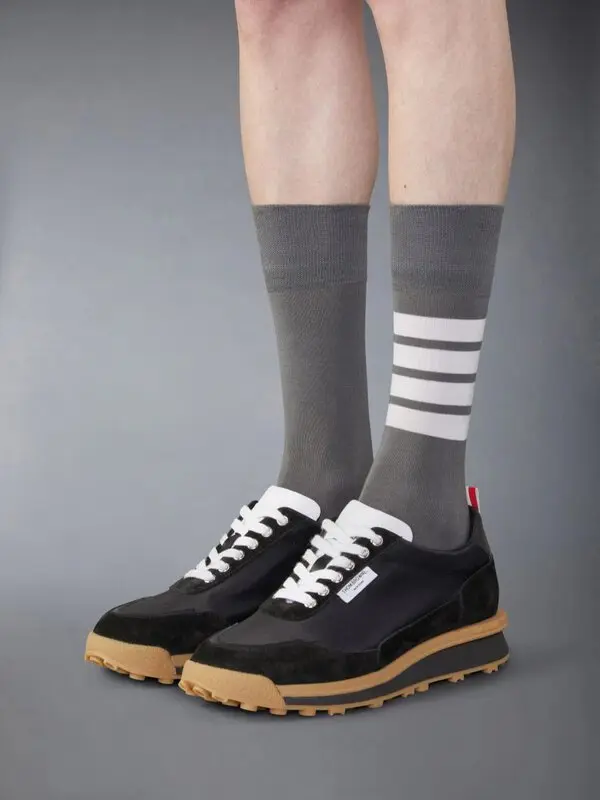 Thom Browne Lace-up Sneakers - Black