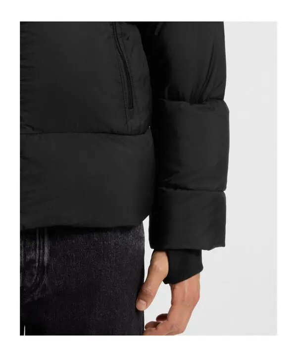 Hugo Boss Padded Zip-up Jacket With Detachable Hood
