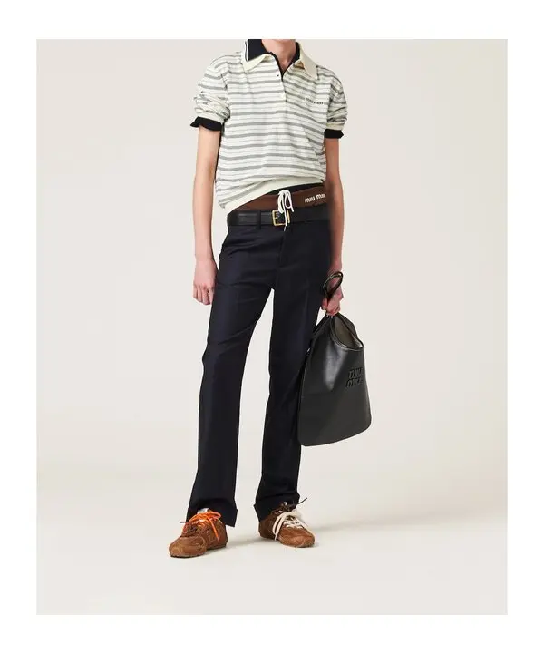 Miu Miu Pleated Batavia Pants