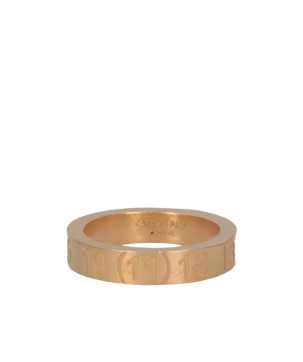MAISON MARGIELA Logo Numerical Ring - Yellow