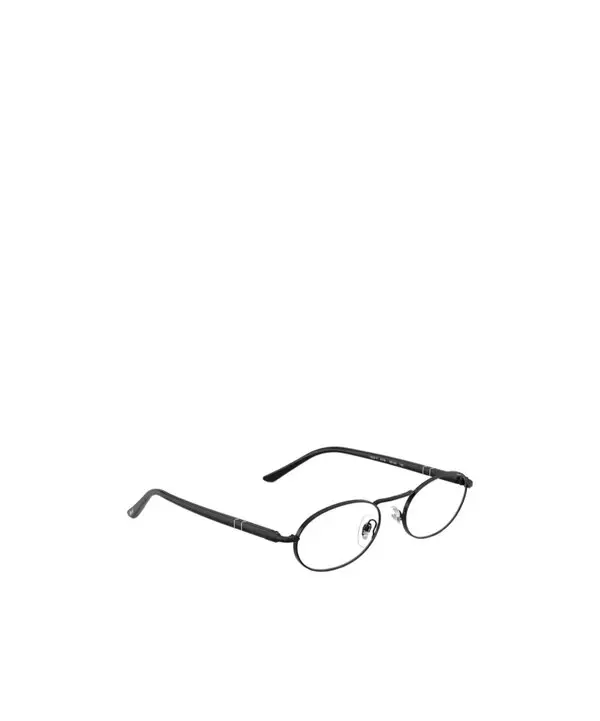 Persol Oval Frame Eyeglasses - Black