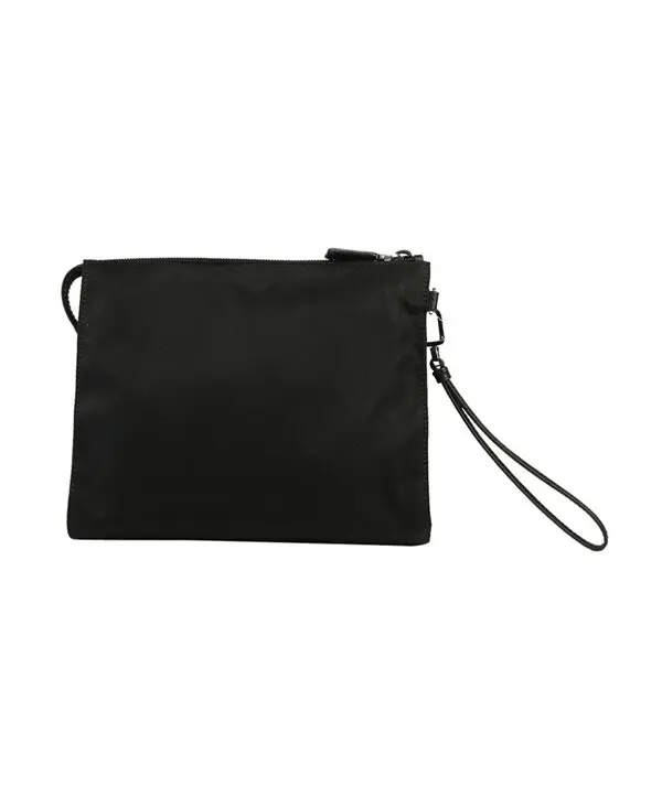 Prada Re-nylon And Saffiano Leather Necessaire - Black