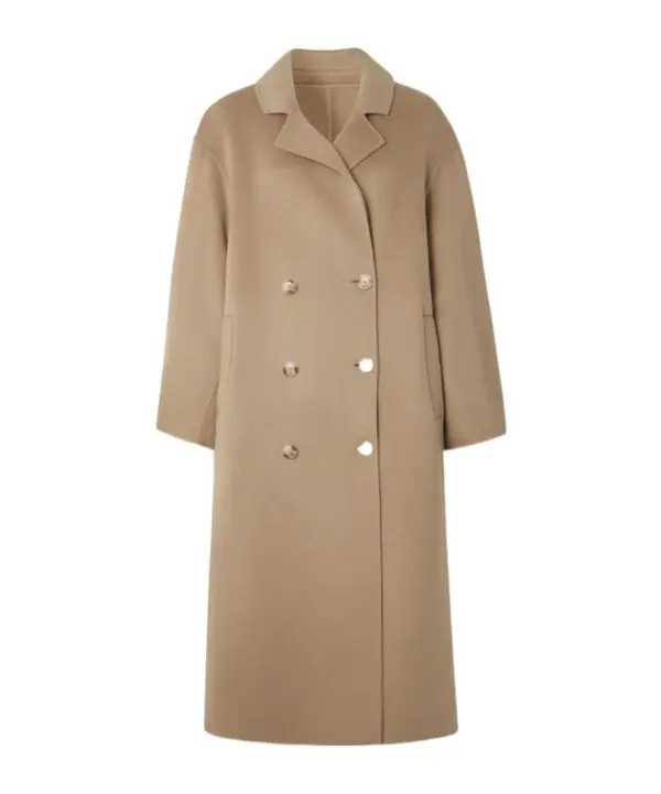 Loulou De Saison Borneo Double-breasted Wool And Cashmere-blend Coat - Camel