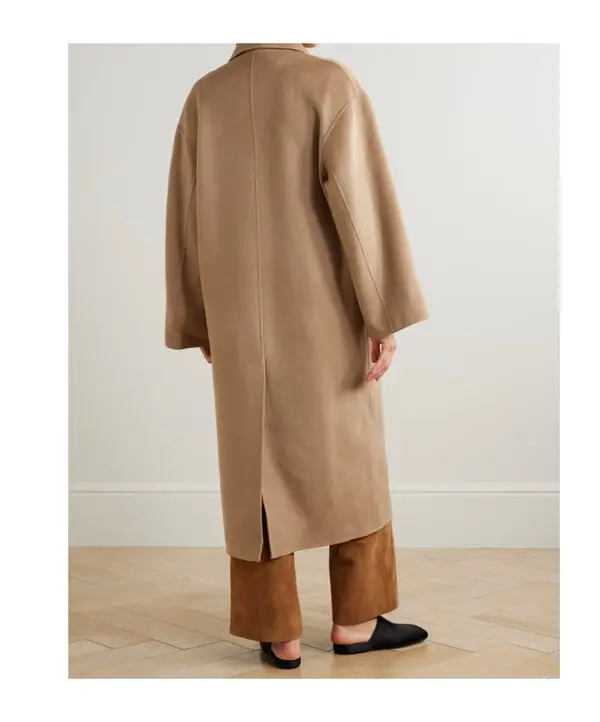 Loulou De Saison Borneo Double-breasted Wool And Cashmere-blend Coat - Camel
