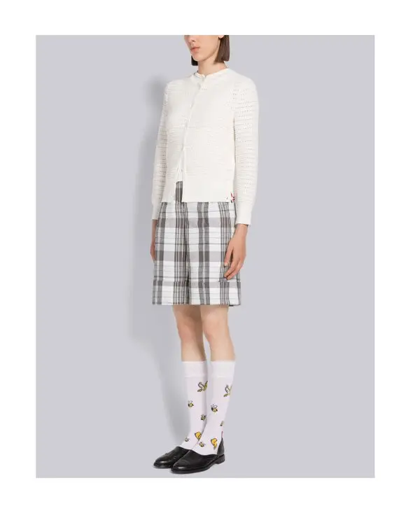 Thom Browne D'orsay Loafers With Brogue Detailing