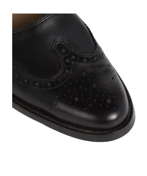 Thom Browne D'orsay Loafers With Brogue Detailing