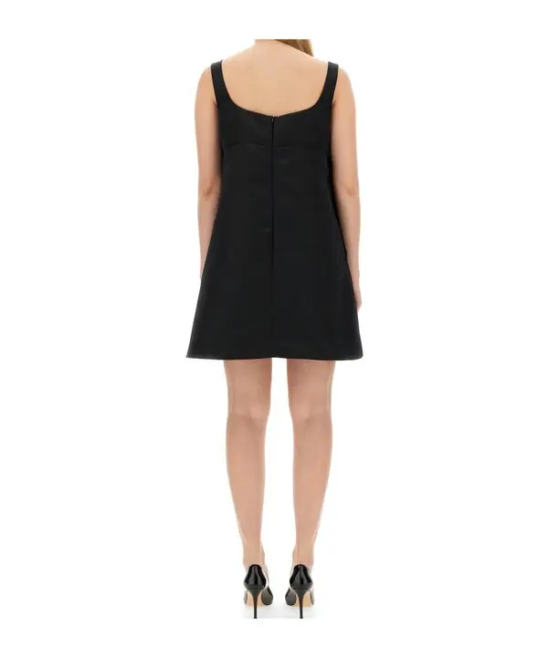 Nina Ricci Sleeveless U-neck A-line Dress