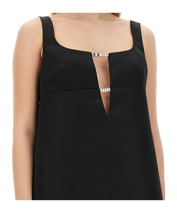Nina Ricci Sleeveless U-neck A-line Dress