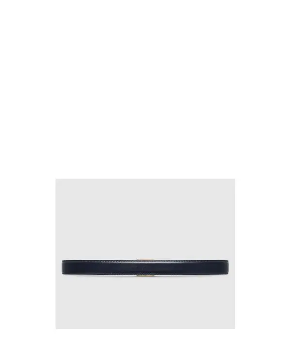Gucci Oval Buckle Logo Belt