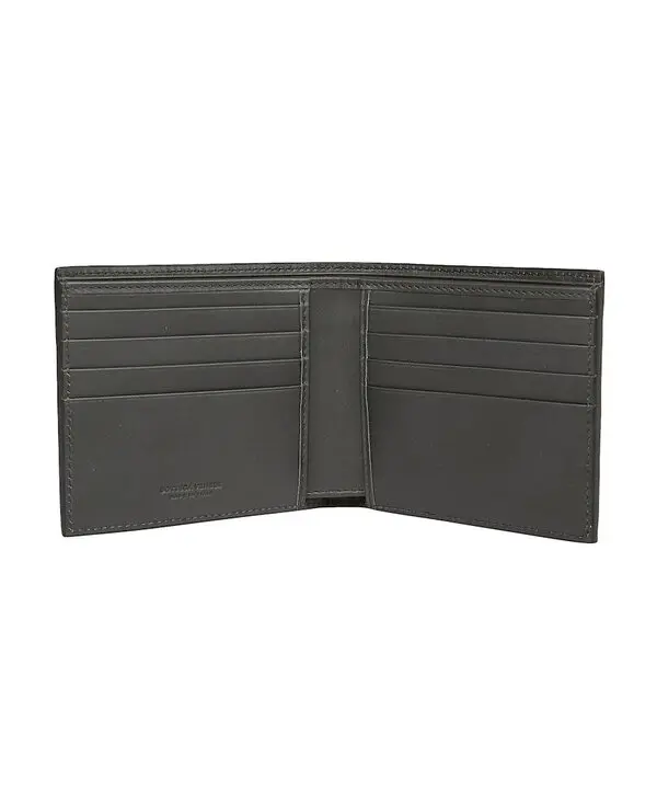 Bottega Veneta Intrecciato Bi-fold Wallet - Black