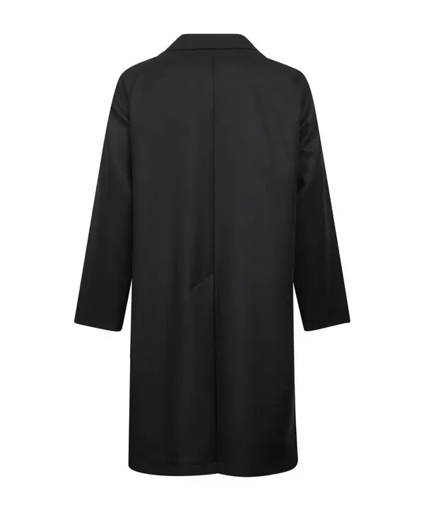 Tagliatore Raglan Sleeve Coat - Black