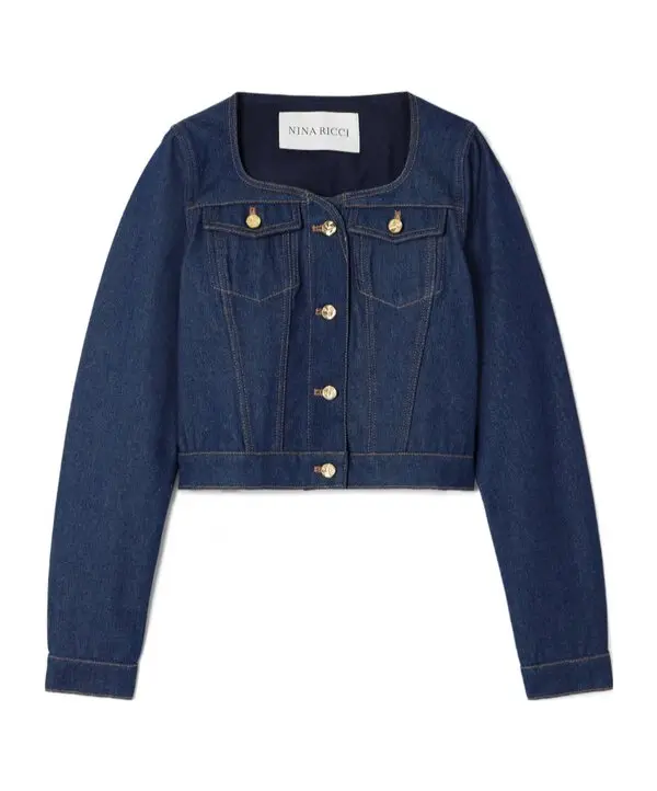 Nina Ricci Long-sleeved Denim Jacket
