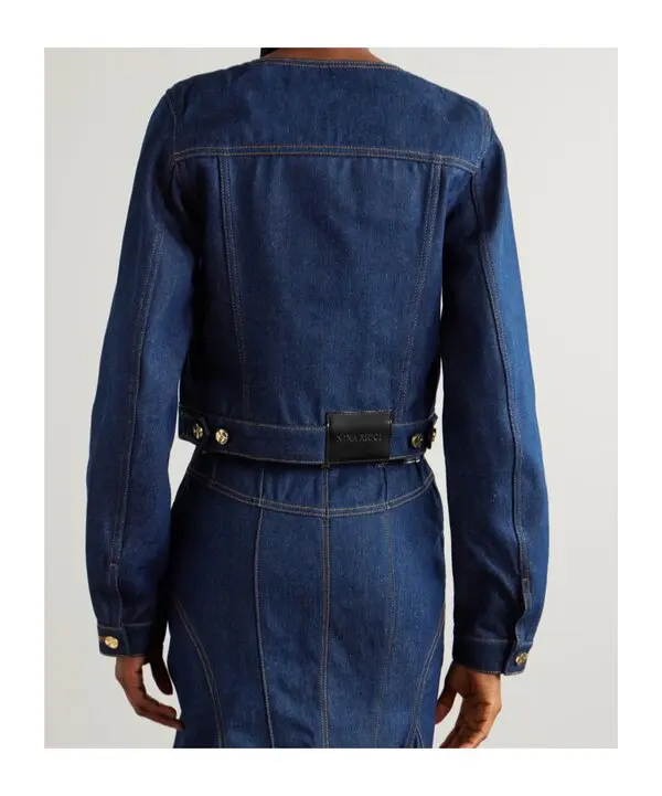 Nina Ricci Long-sleeved Denim Jacket