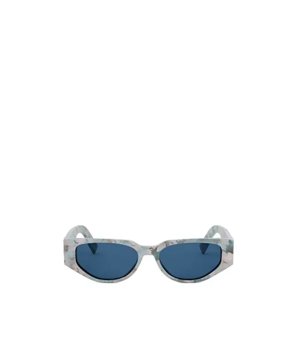 Dior Irregular Frame Sunglasses - Blue