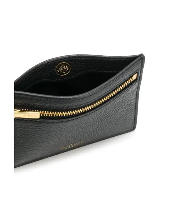 Mulberry Compact Logo Printed Cardholder - Black