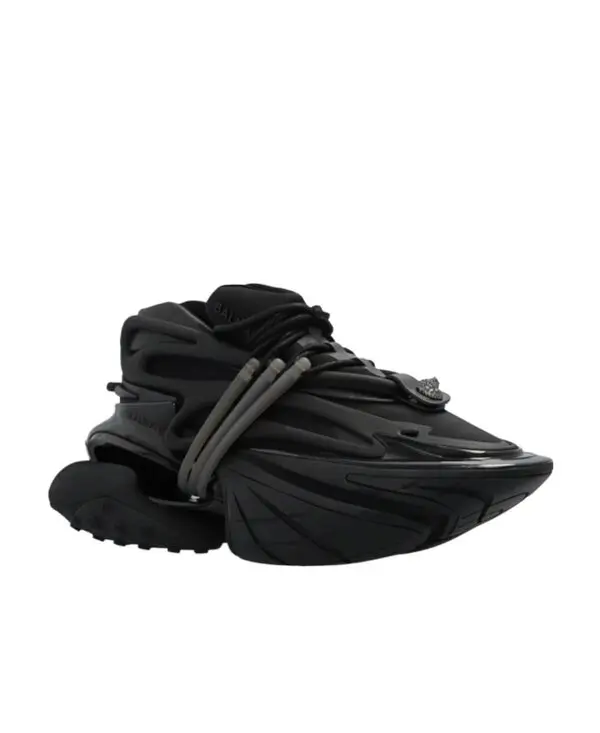 Balmain Unicorn Low-top Sneakers - Black