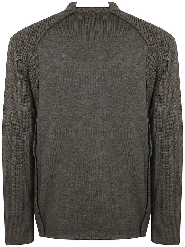 Comme Des Garçons Wool Cardigan - Khaki